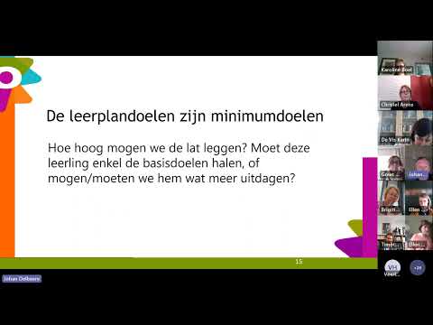 Verdiepingssessie leerplannen Frans en Engels 3e gr TCOWE - Opname ...