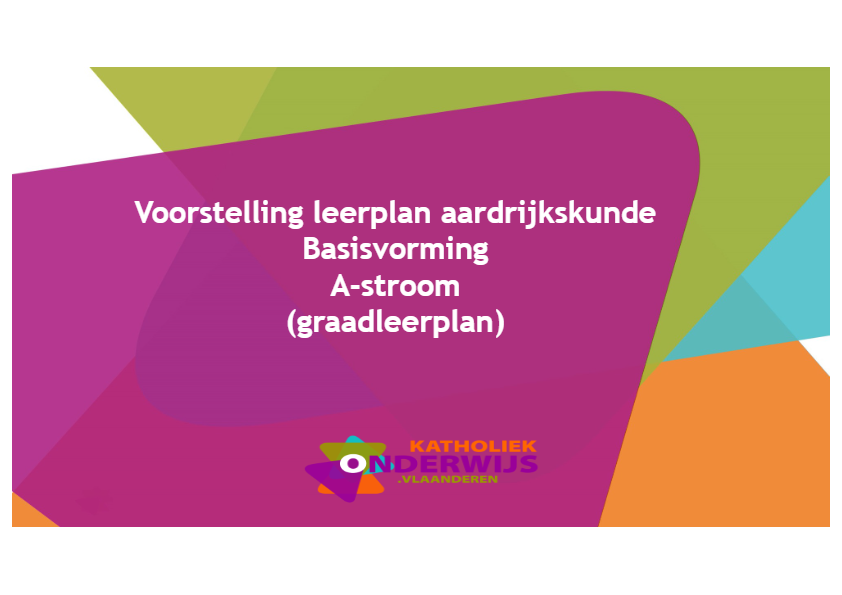 Extra bron: Voorstelling leerplan 1ste graad | Event Registraties KOV